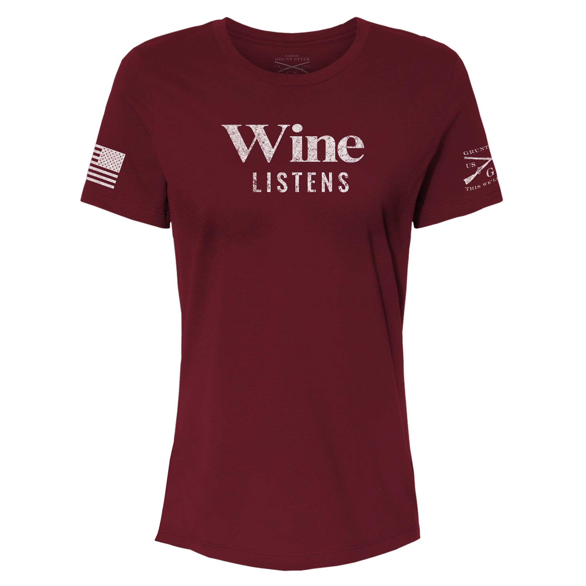 Grunt Style Wine Listens Short-Sleeve T-Shirt for Ladies | Bass Pro Shops